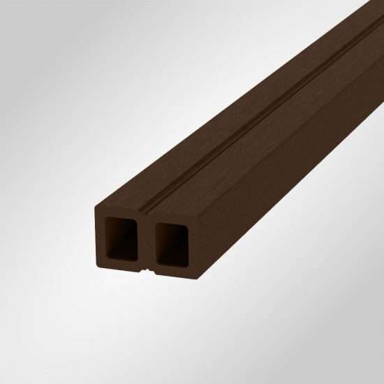 Fasado, sienos profilis 50x30mm, Basic tamsiai rudas - Terasos, tvoros ...